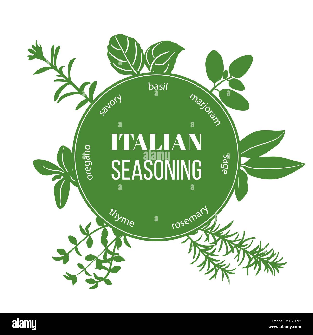 Italian food background ingredients Stock Vector Images - Alamy