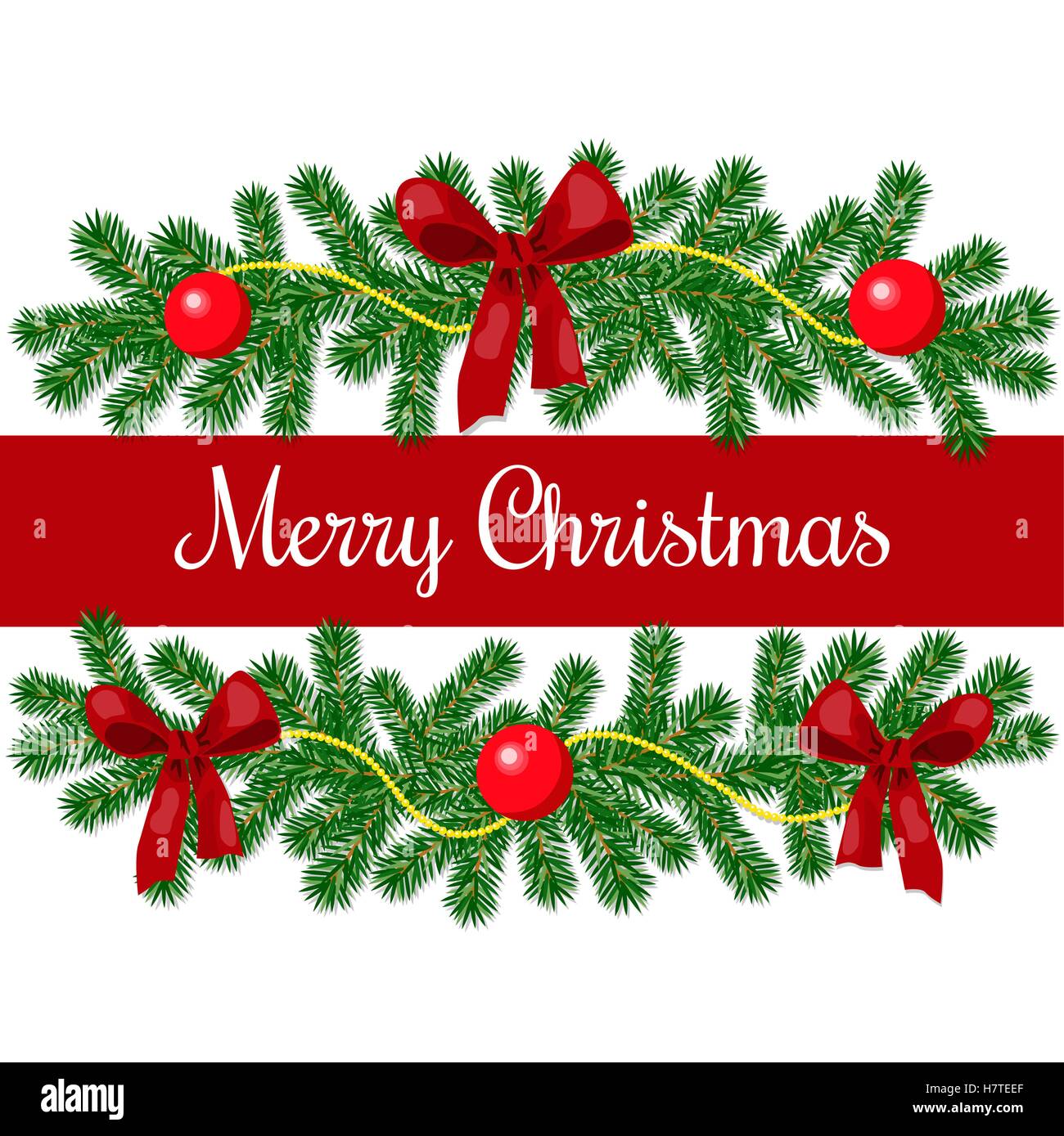Merry christmas greetings Stock Vector Image & Art - Alamy