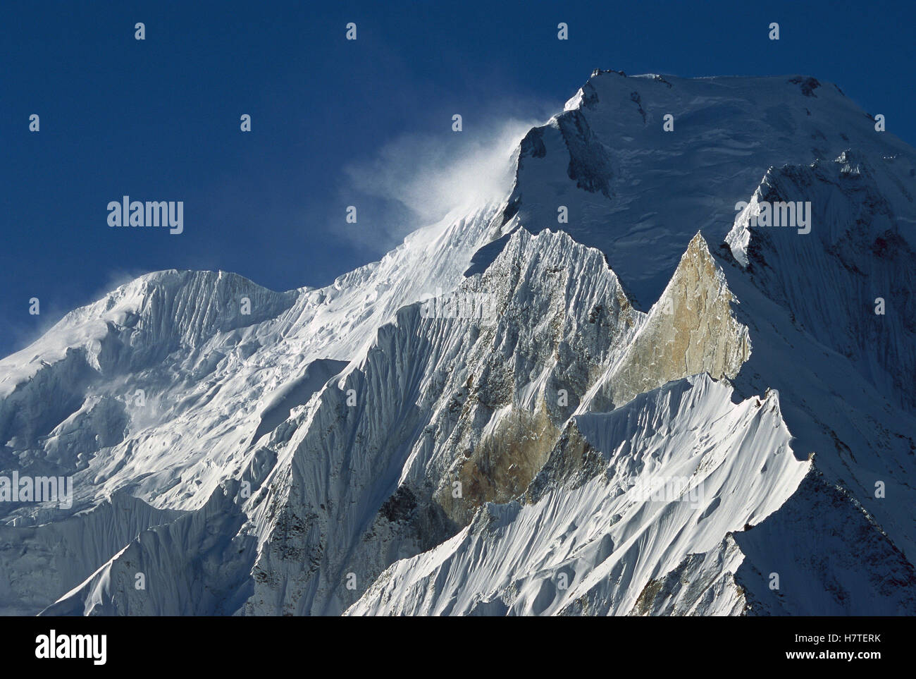 Chogolisa at 7,668 meters elevation, upper Baltoro Glacier, Karakoram ...
