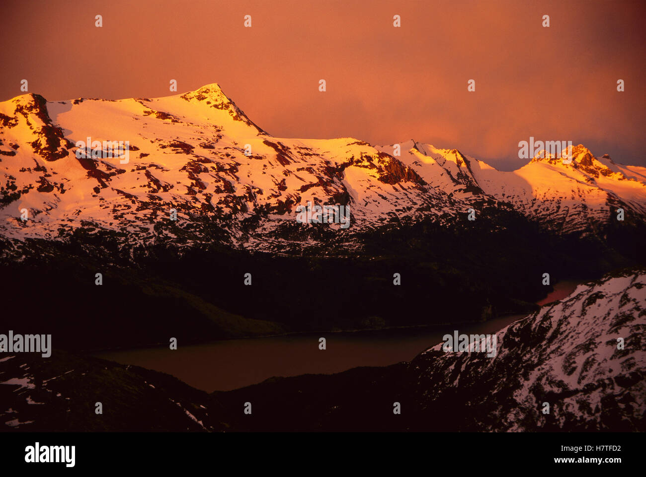Dawn on Isla Gordon, Tierra del Fuego, Chile Stock Photo - Alamy