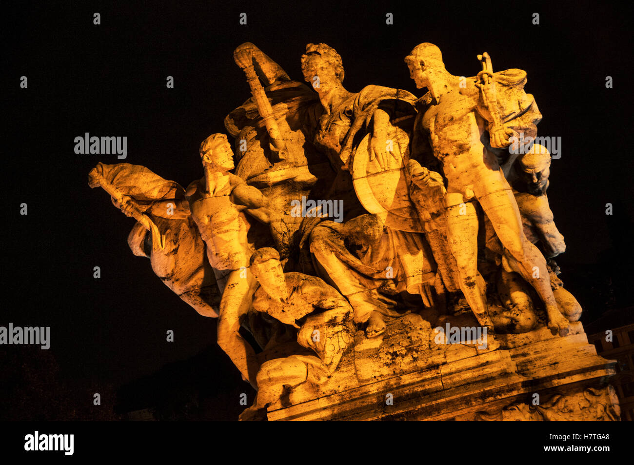 Marble statues Roman Stock Photo - Alamy