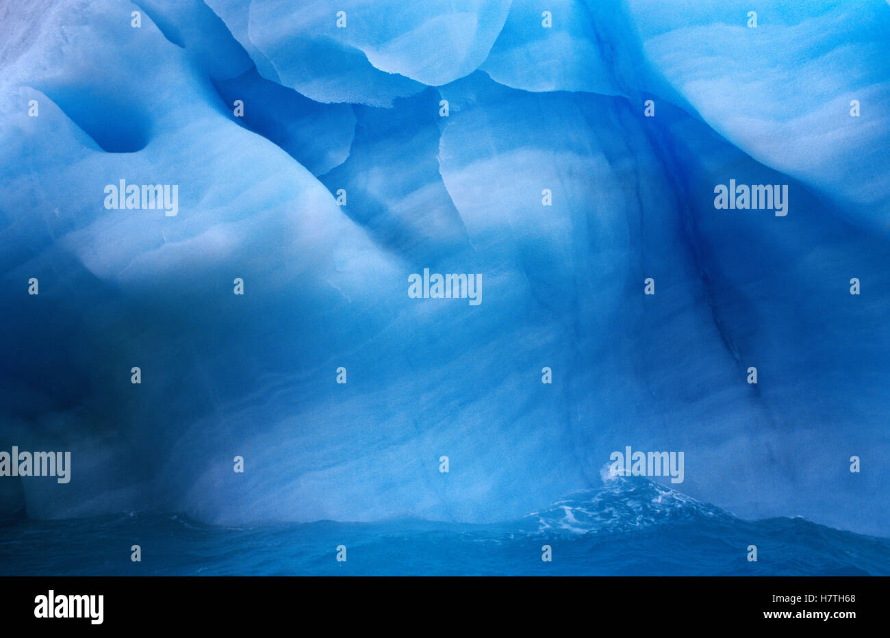 Ancient blue iceberg, detail, Antarctica Stock Photo - Alamy