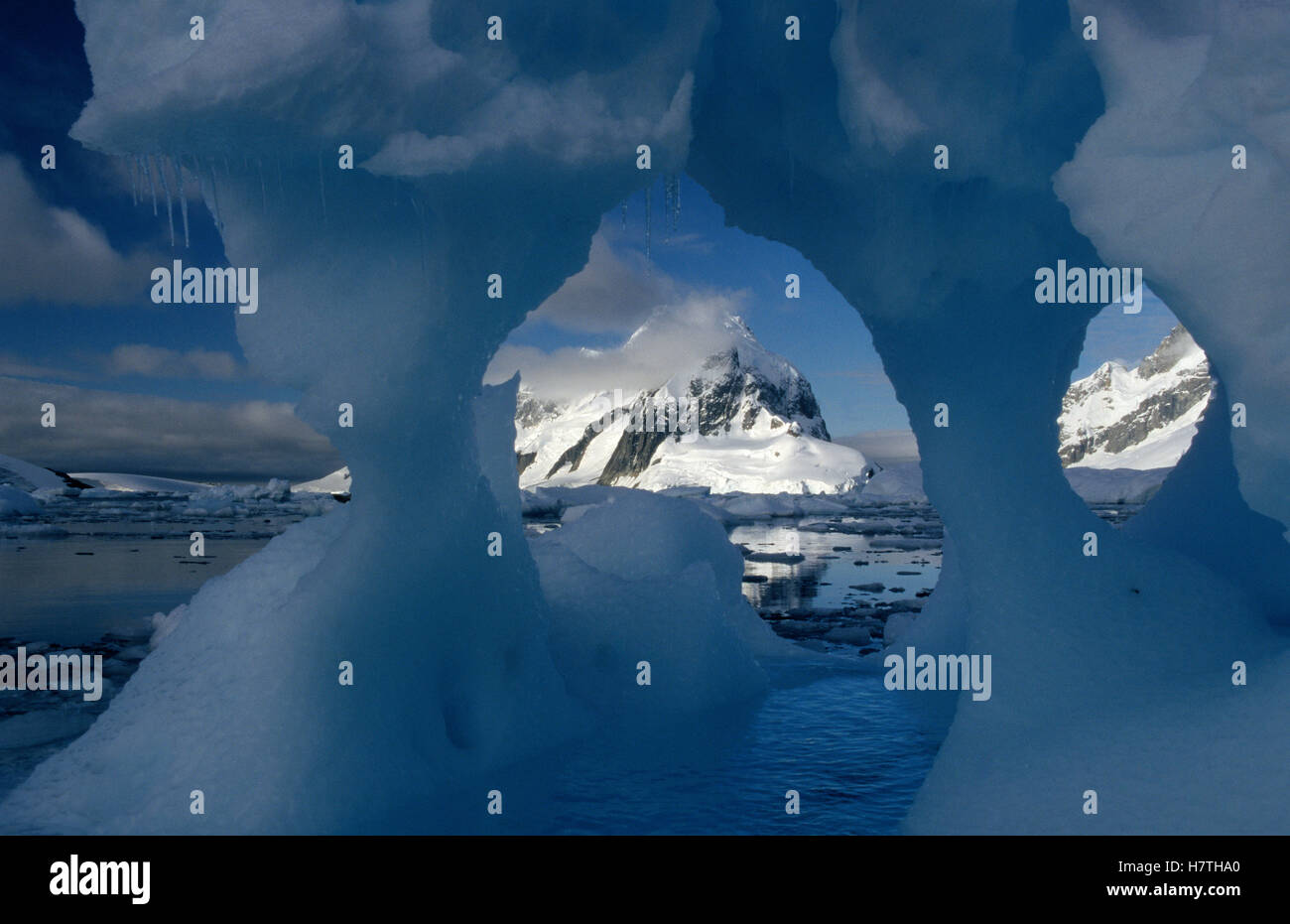 Eroded iceberg, Lemaire Channel, Antarctica Stock Photo - Alamy