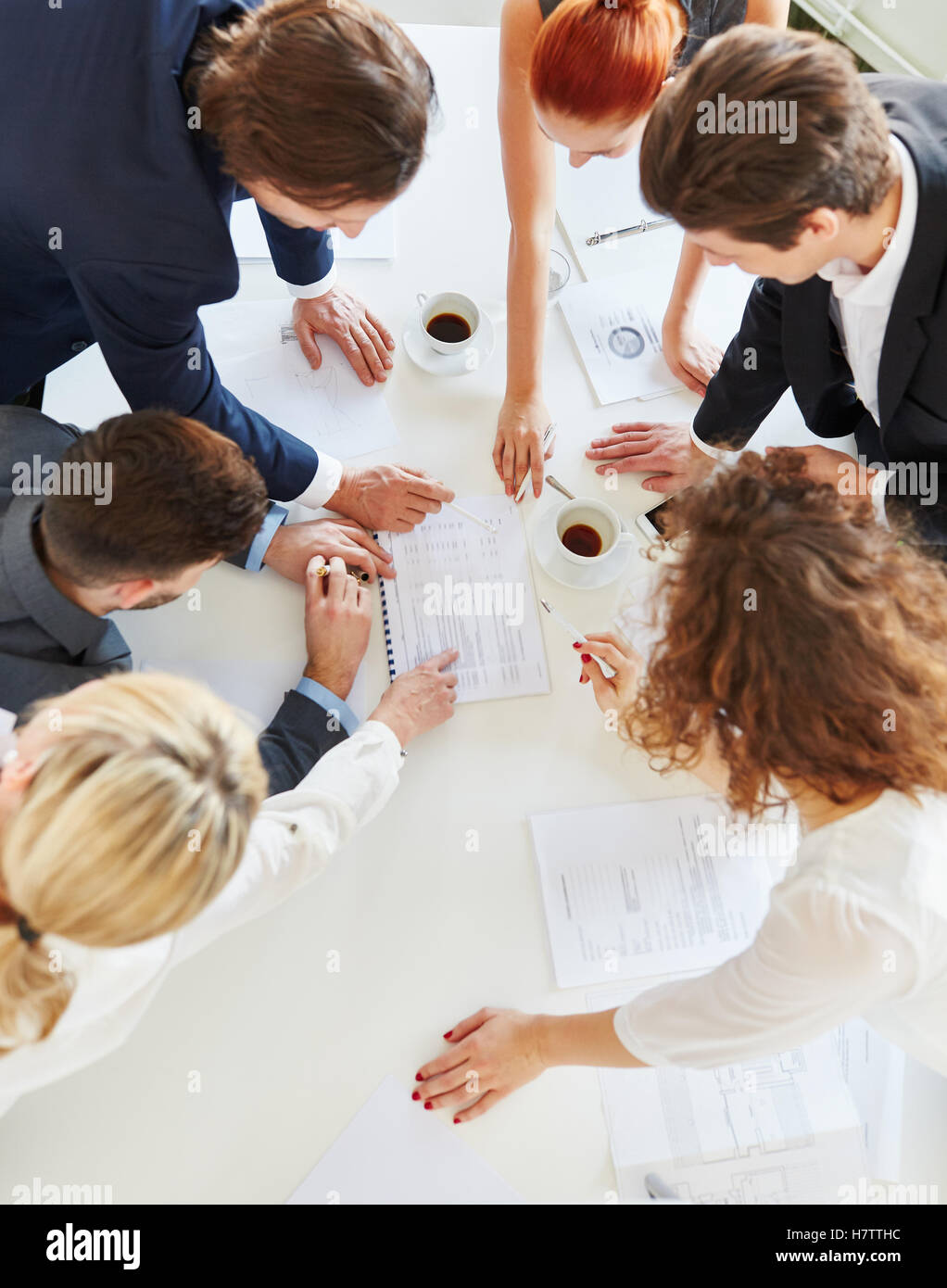 Strategy planning teamwork in cooperation with start-up Stock Photo - Alamy