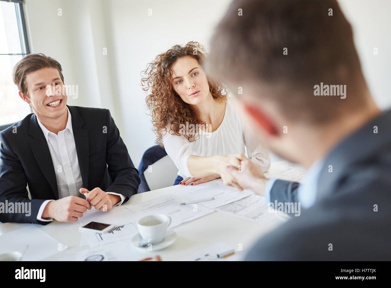 Negotiation business success hi-res stock photography and images - Alamy