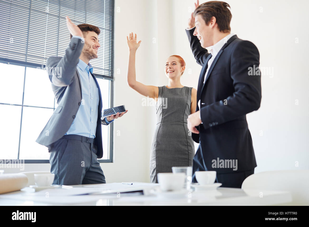 Team celebration hi-res stock photography and images - Alamy