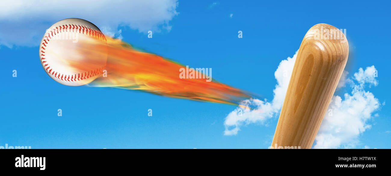 Baseball ball fire hi-res stock photography and images - Alamy