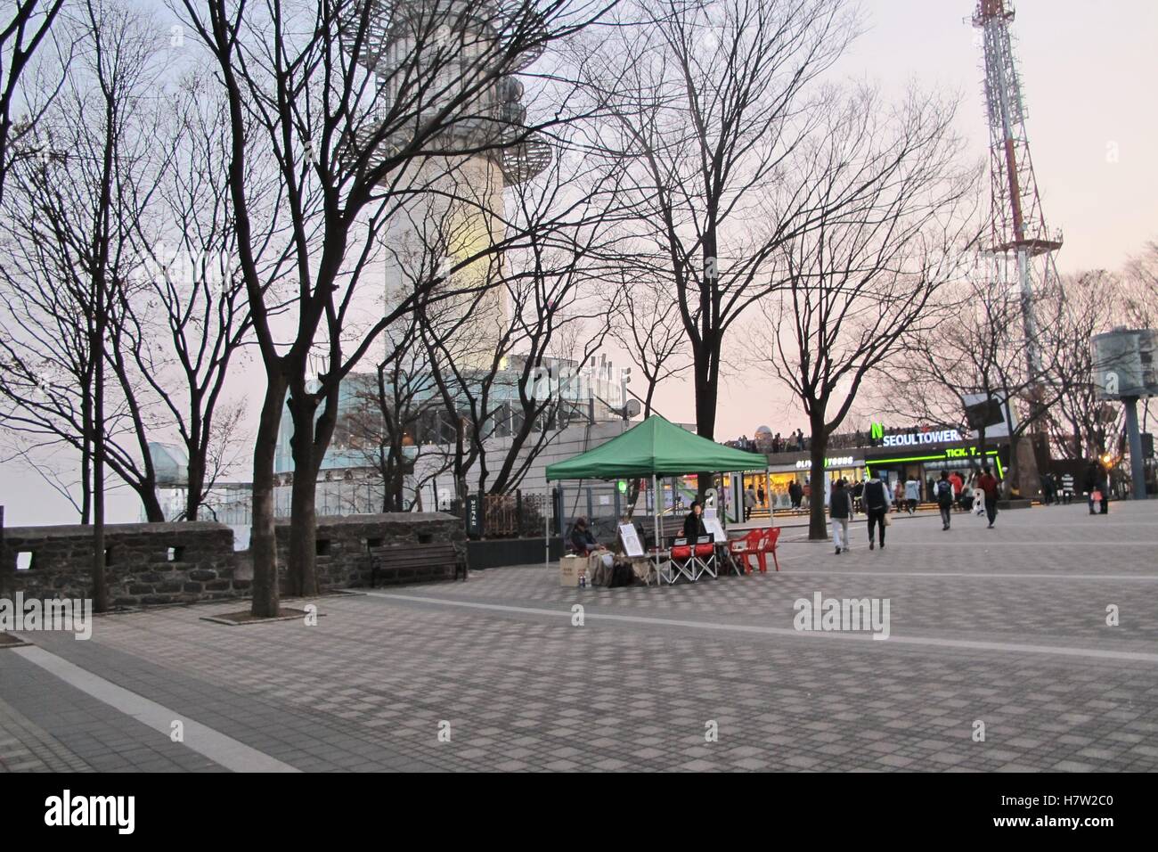 Namsan park and seoul hi-res stock photography and images - Alamy