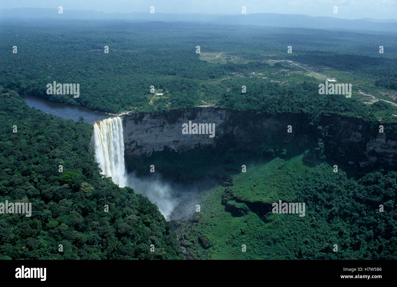 Kaieteur Waterfall on the Potaro River, highest waterfall, Guyana Stock ...
