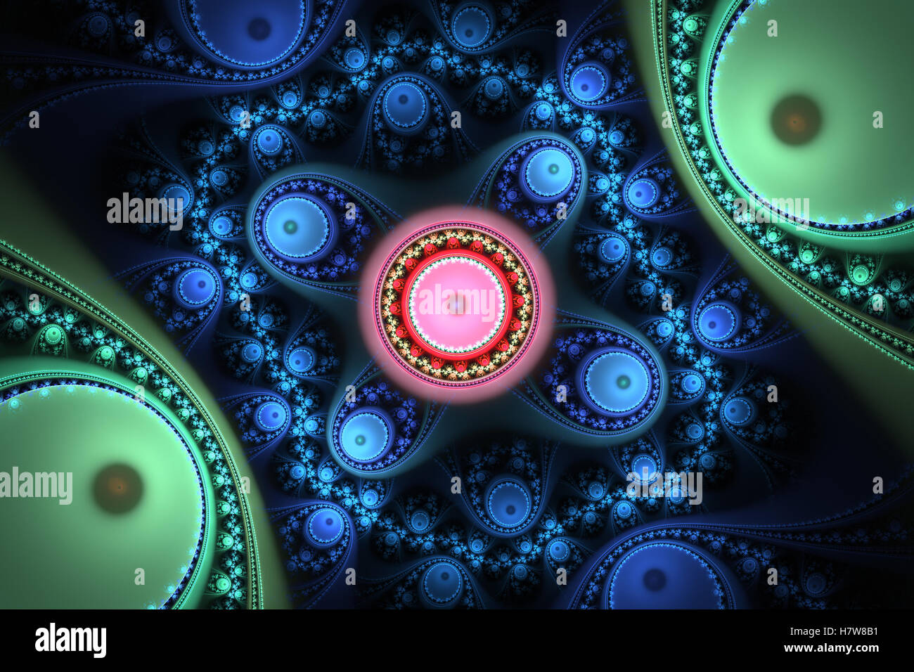 Fractal mathematic algorithm generated art picture illustration can ...