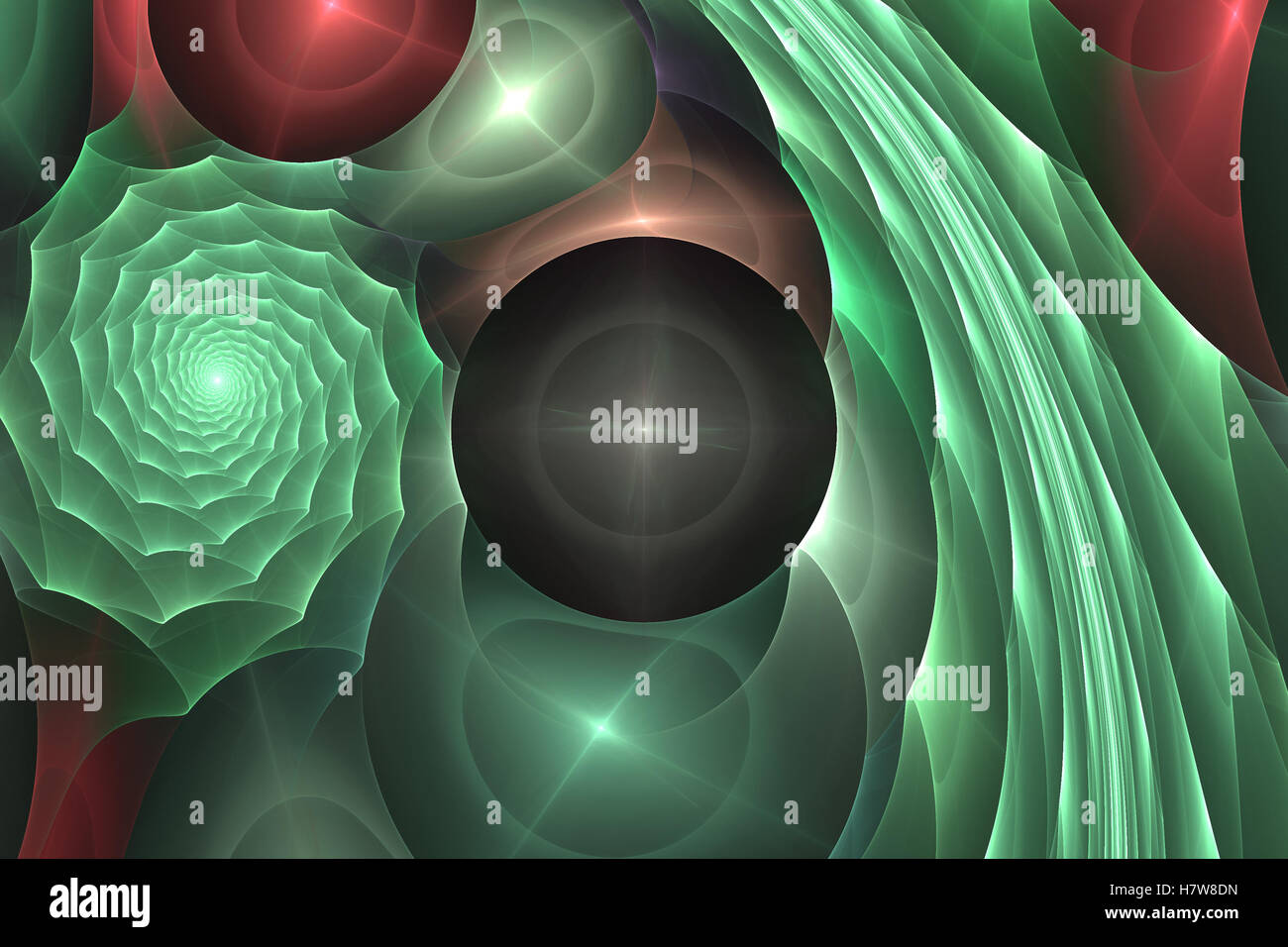 Fractal mathematic algorithm generated art picture illustration can ...