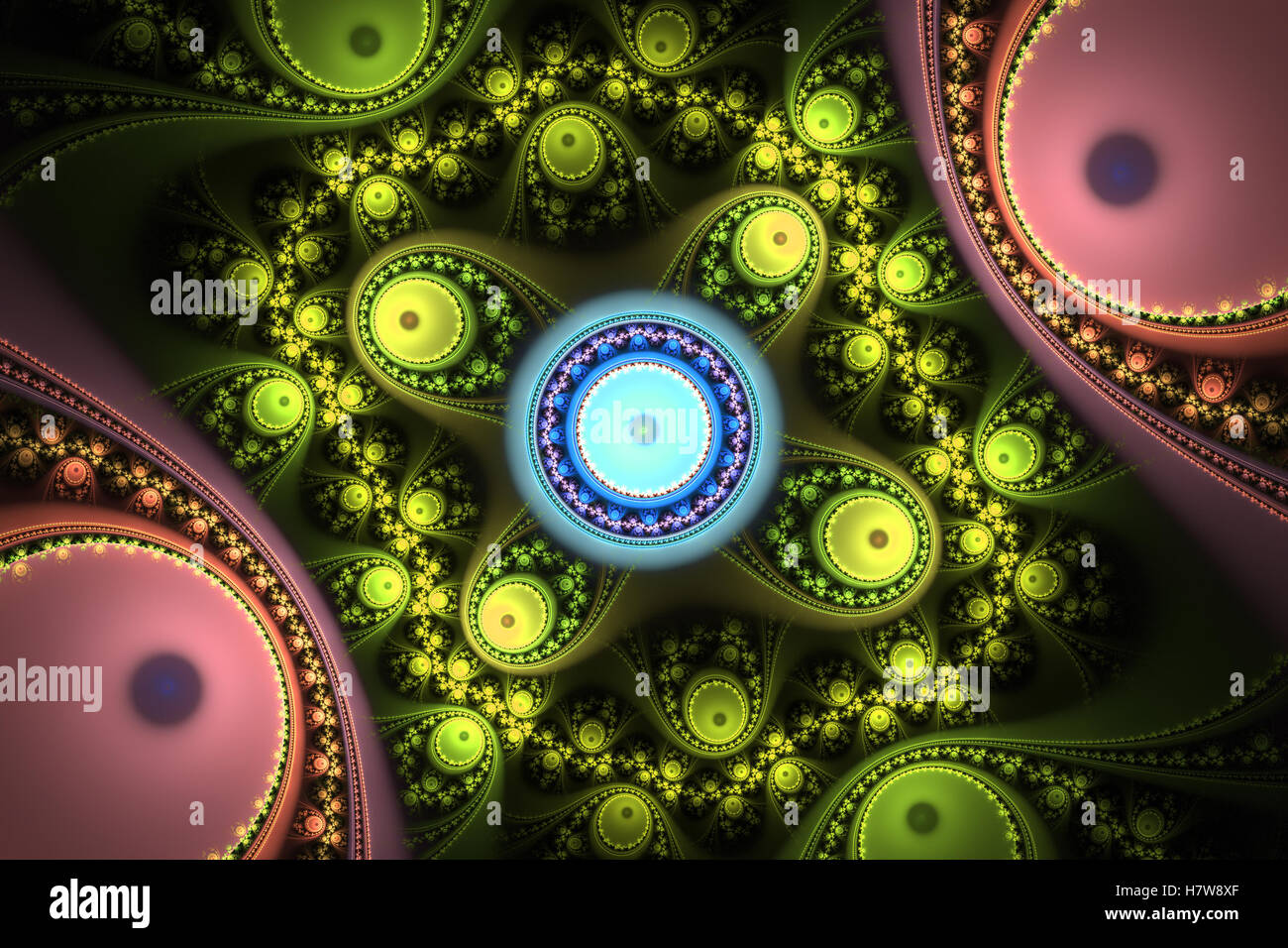 Fractal mathematic algorithm generated art picture illustration can ...