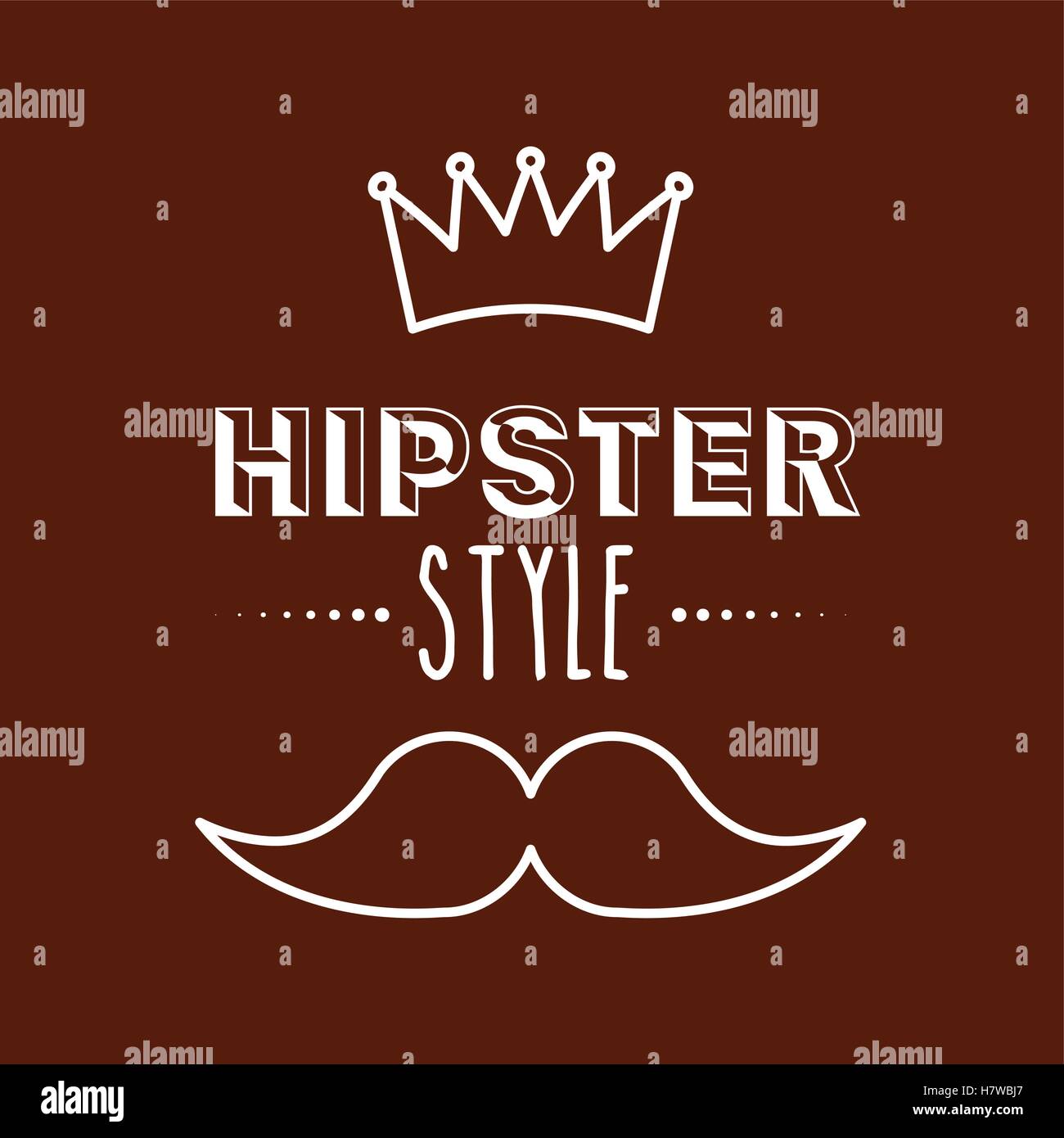 element classic hipster style vector illustration design Stock Vector ...