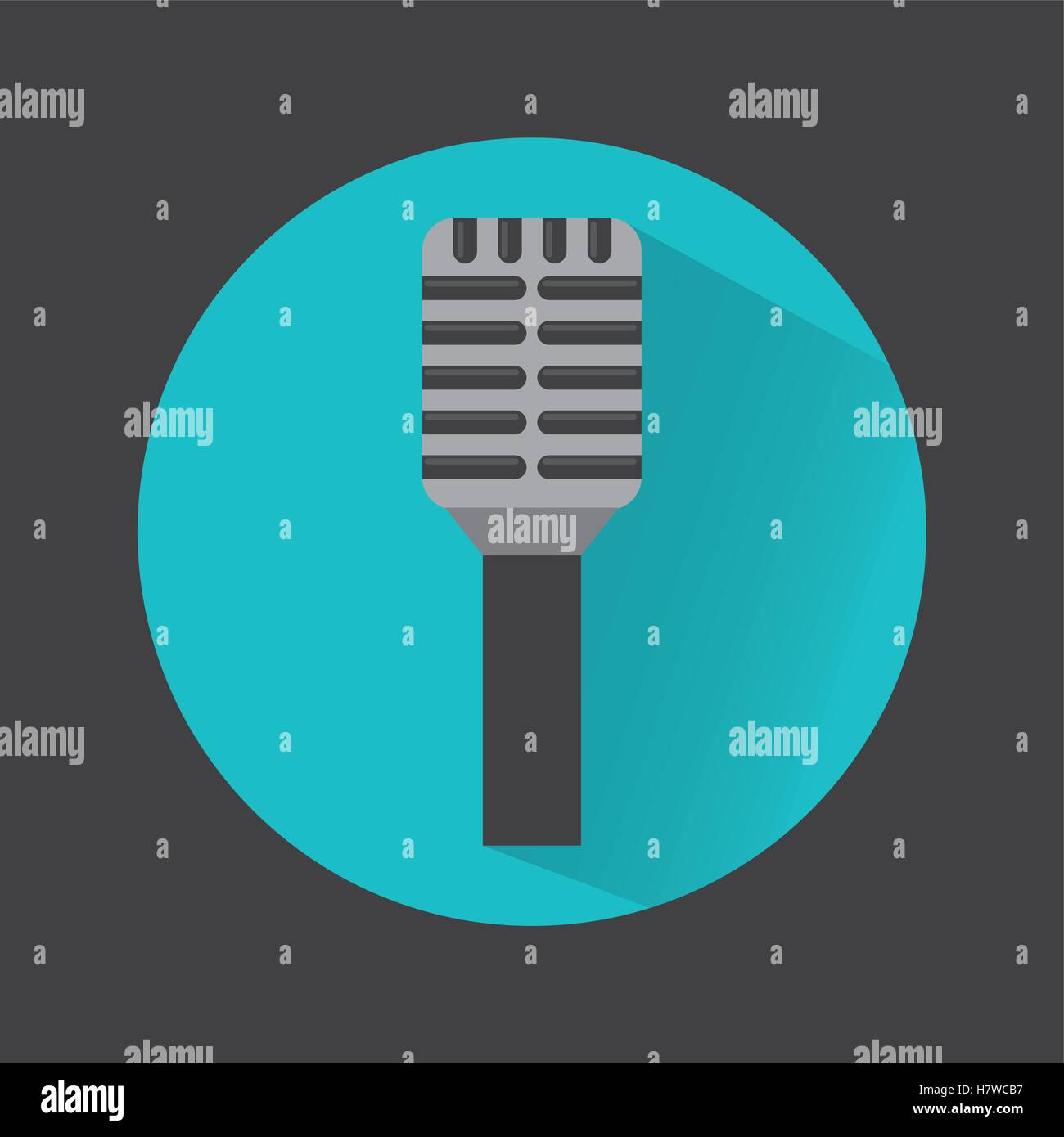 tv microphone isolated icon vector illustration design Stock Vector ...