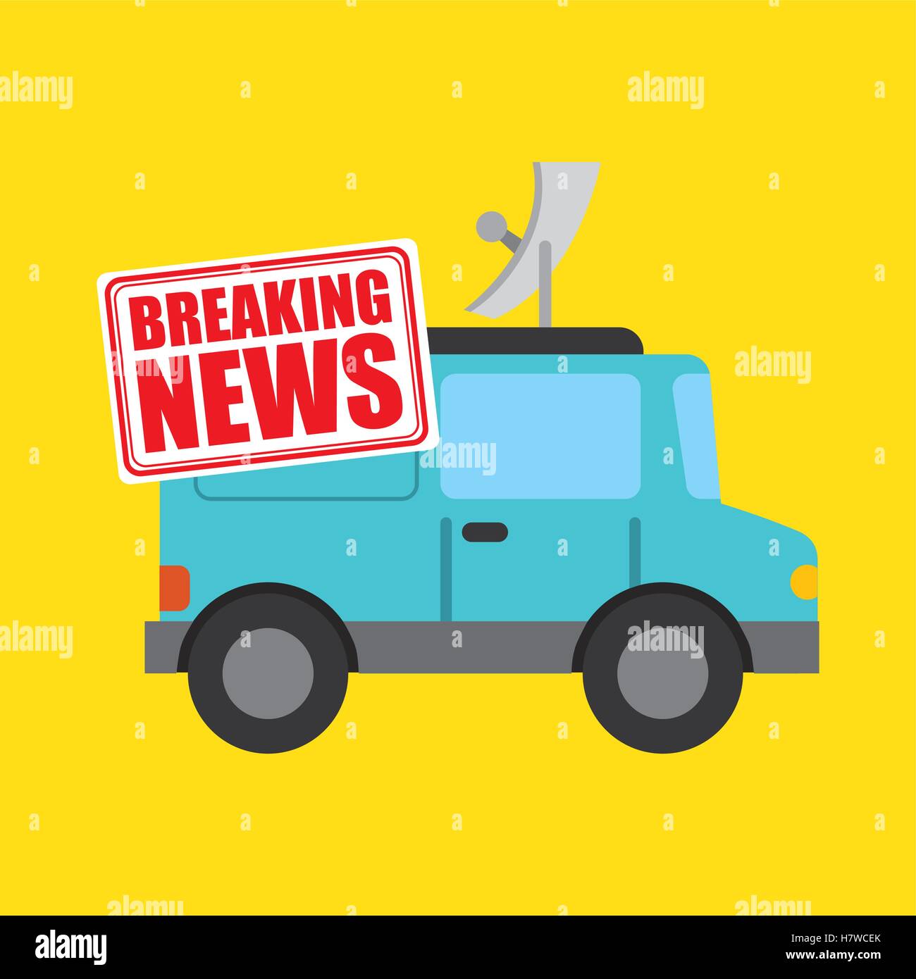 Breaking news symbol image Stock Vector Images - Alamy