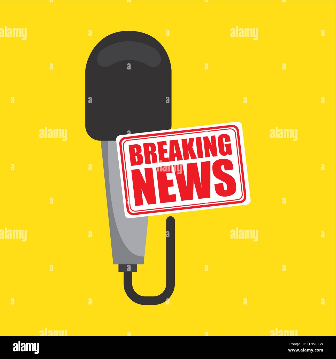 Breaking news symbol image Stock Vector Images - Alamy