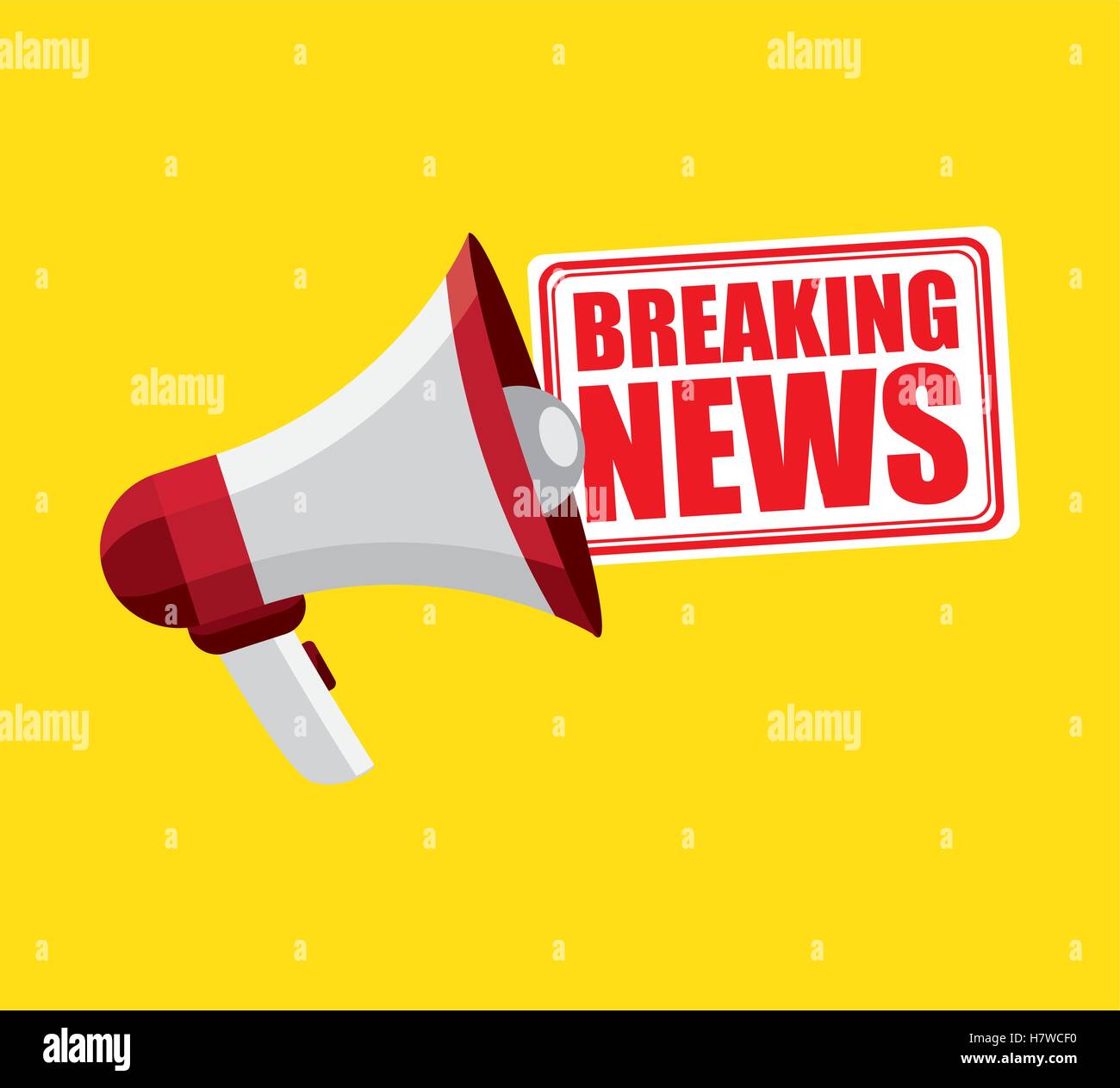 Breaking news symbol image Stock Vector Images - Alamy