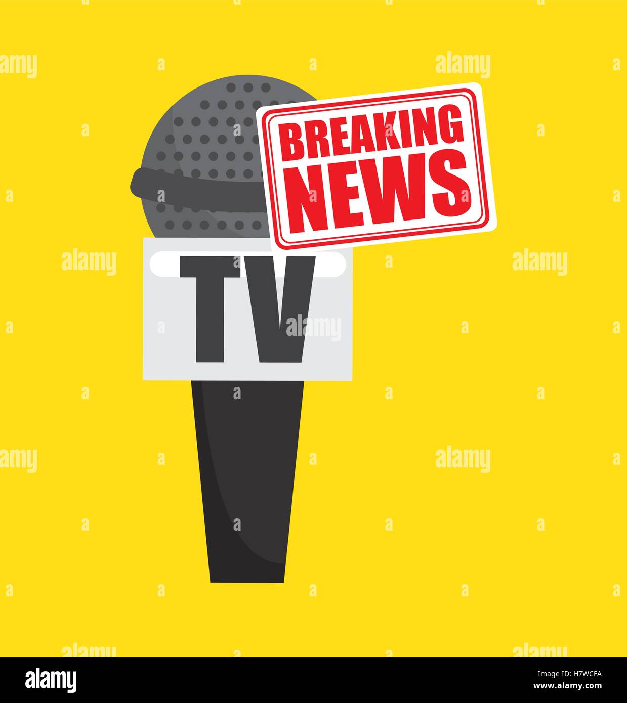 Breaking news symbol image Stock Vector Images - Alamy