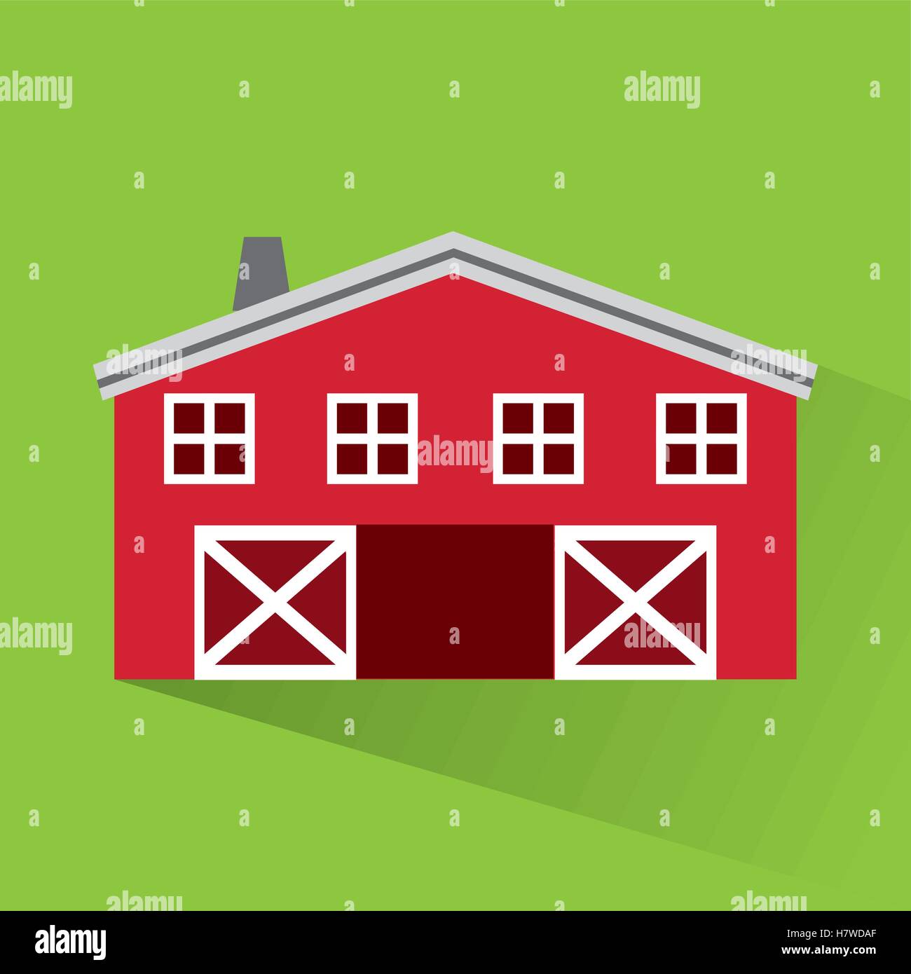 stable farm building icon vector illustration design Stock Vector Image ...