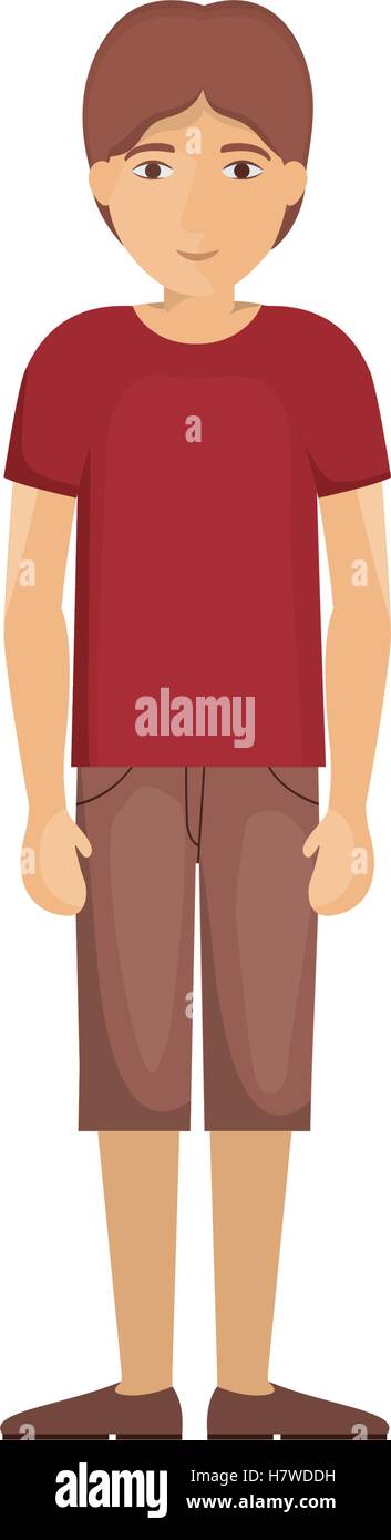 Man cartoon icon. Male avatar person human and people theme. Isolated ...