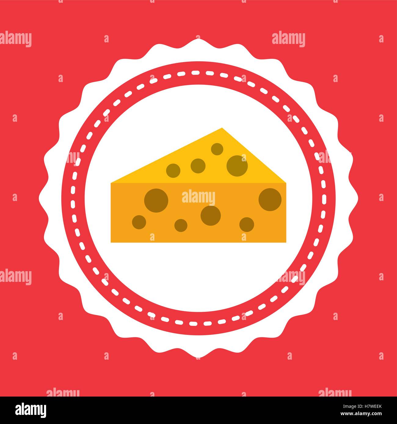 delicious cheese menu icon vector illustration design Stock Vector ...