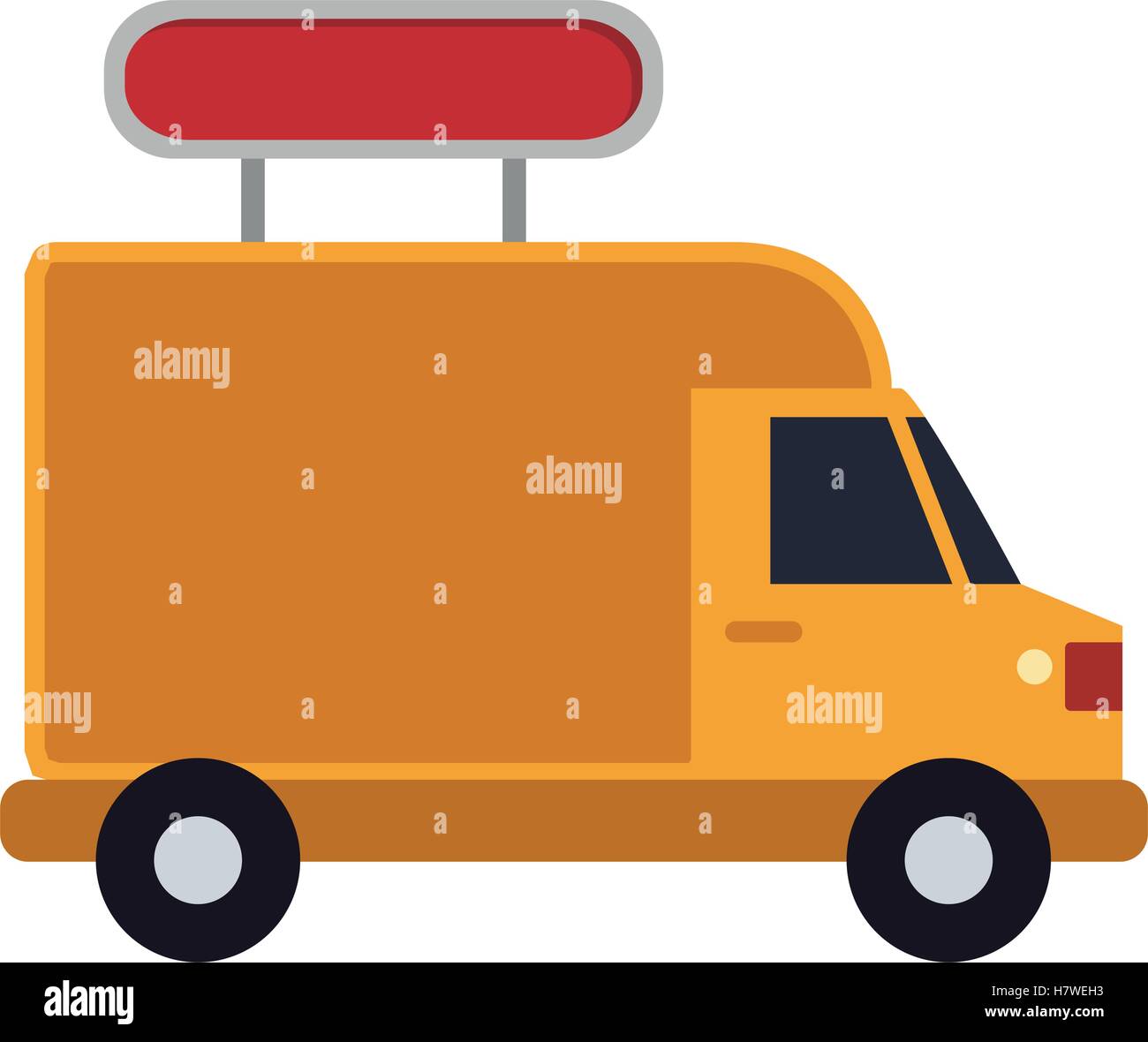 Truck icon. Delivery shipping logistic and distribution theme. Isolated ...