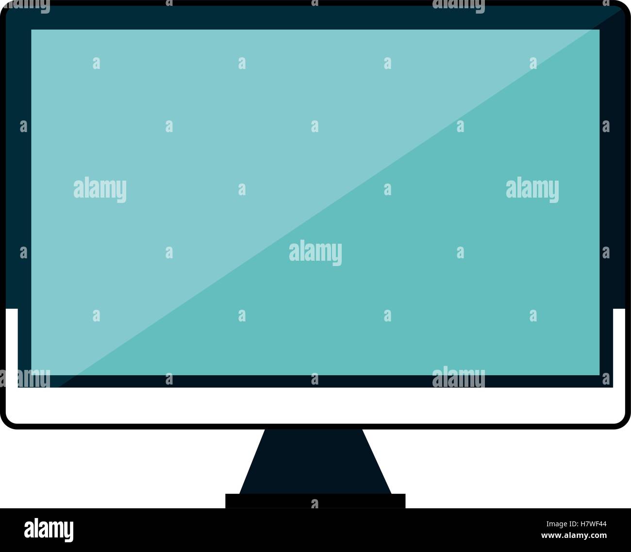 monitor desktop computer icon vector illustration design Stock Vector Image & Art - Alamy