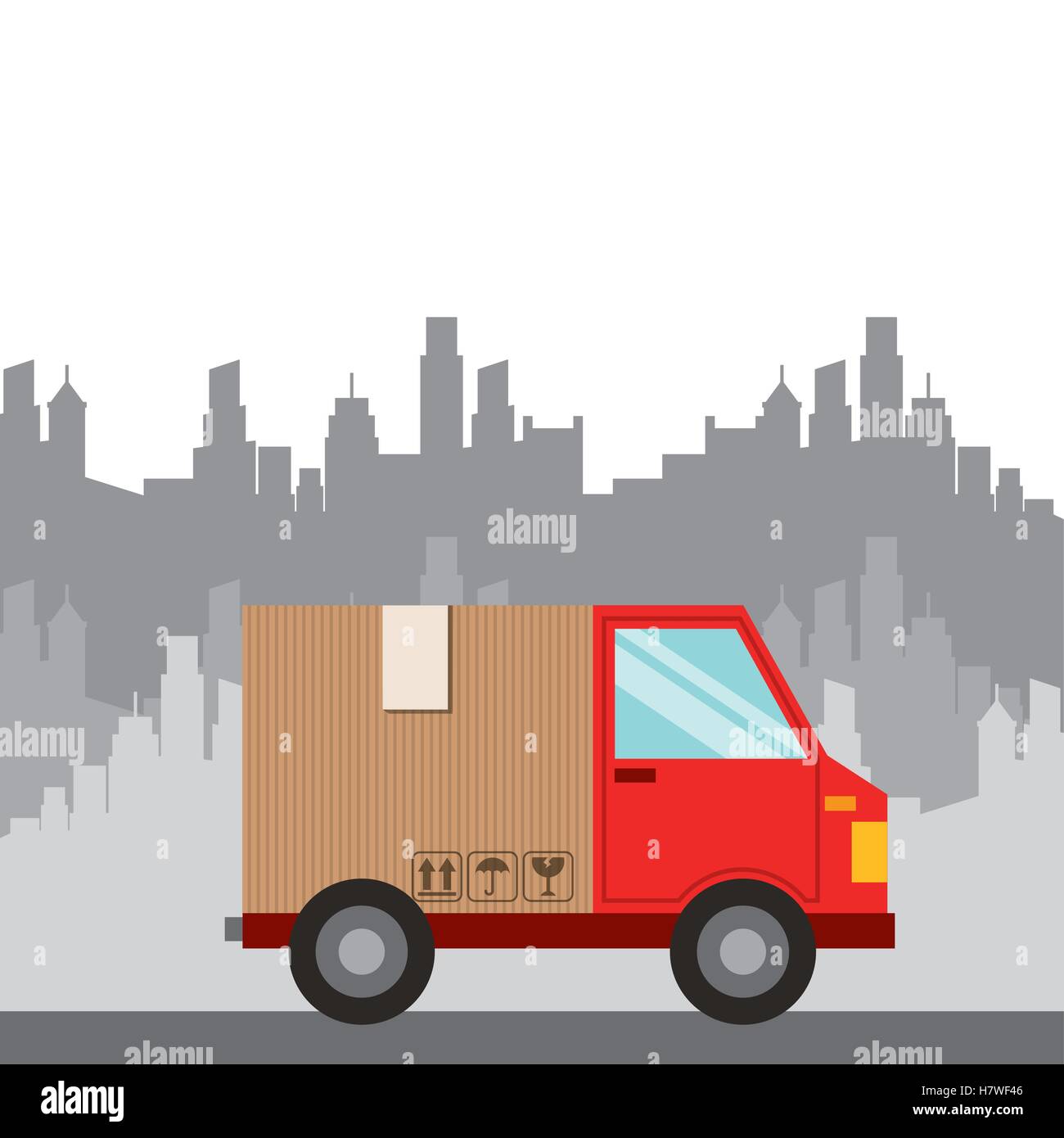 car delivery service icon vector illustration design Stock Vector Image ...