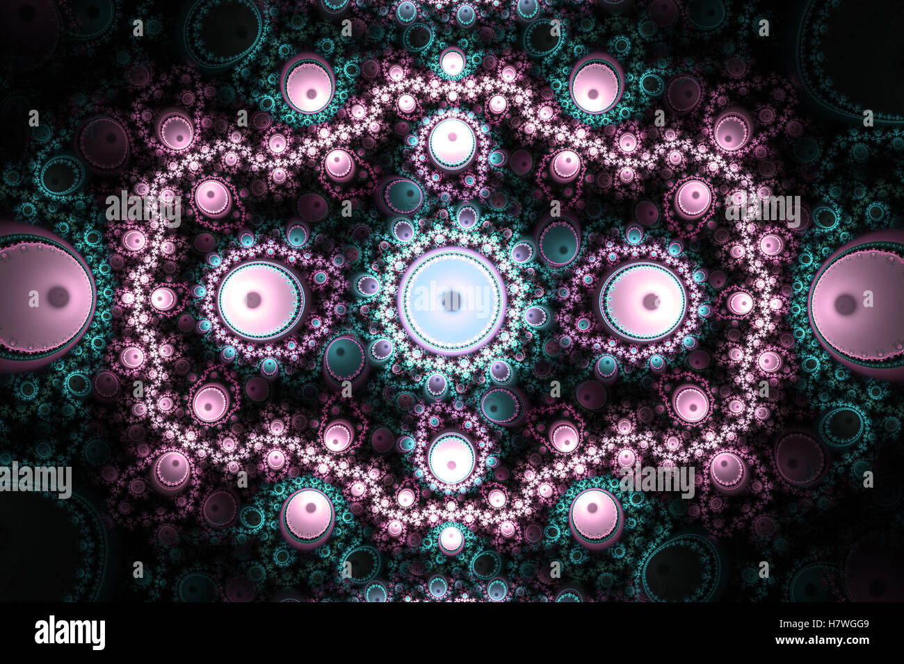 Fractal Mathematic Algorithm Generated Art Picture Illustration Can Illustrate Universe 3d Body