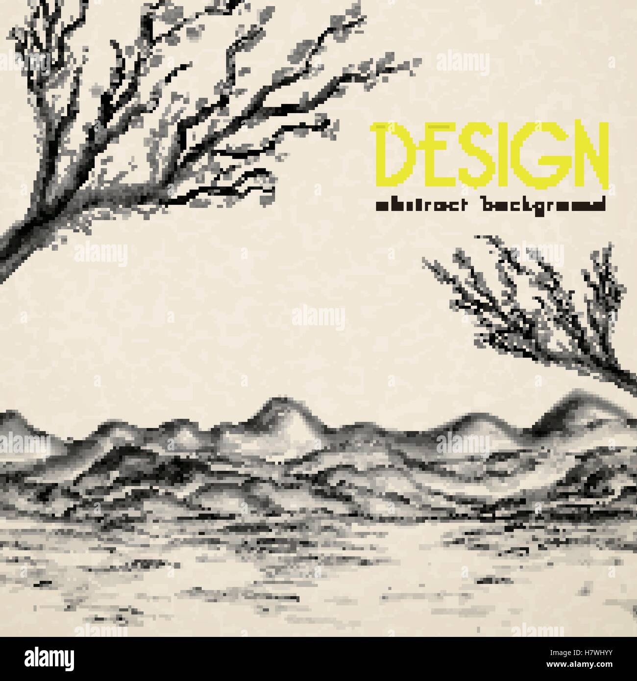 Ink wash painting hi-res stock photography and images - Alamy