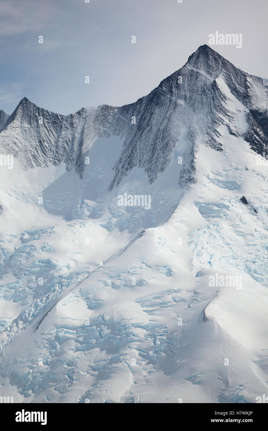 Mount Herschel above Cape Hallett, Admiralty Range, Antarctica Stock ...
