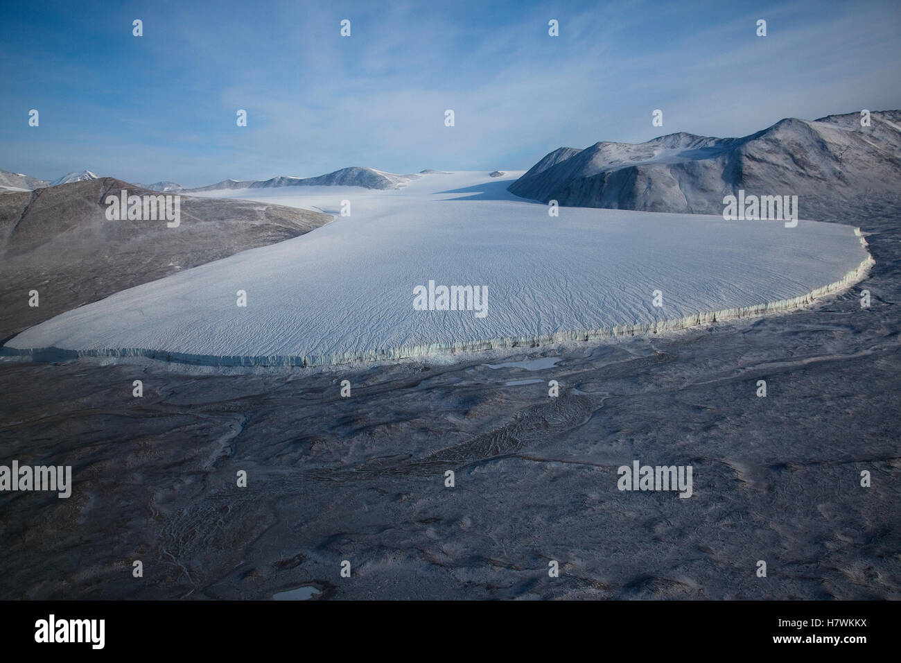 Glacier in Lower Taylor Valley, Dry Valleys, Antarctica Stock Photo - Alamy