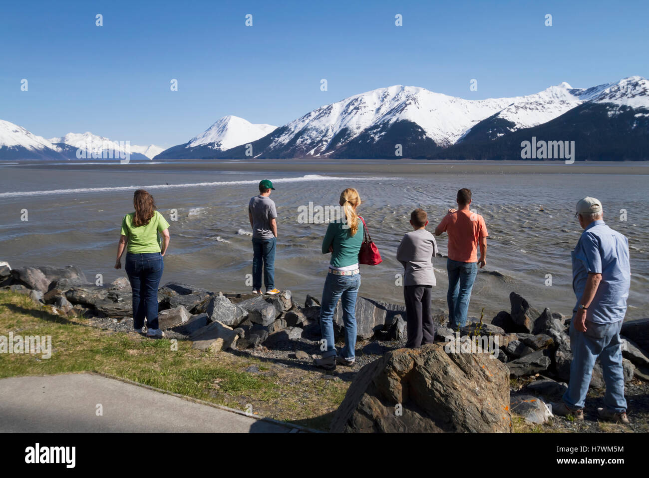 Turnagain arm tidal bore hi-res stock photography and images - Alamy