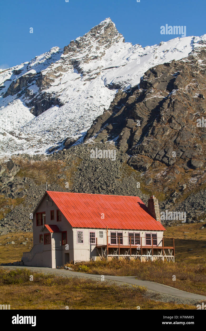 Autumn view of the Visitor Center building at Independence Mine in ...