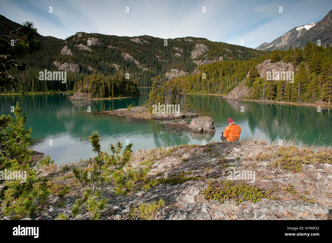 Atlin Lake; British Columbia, Canada Stock Photo - Alamy