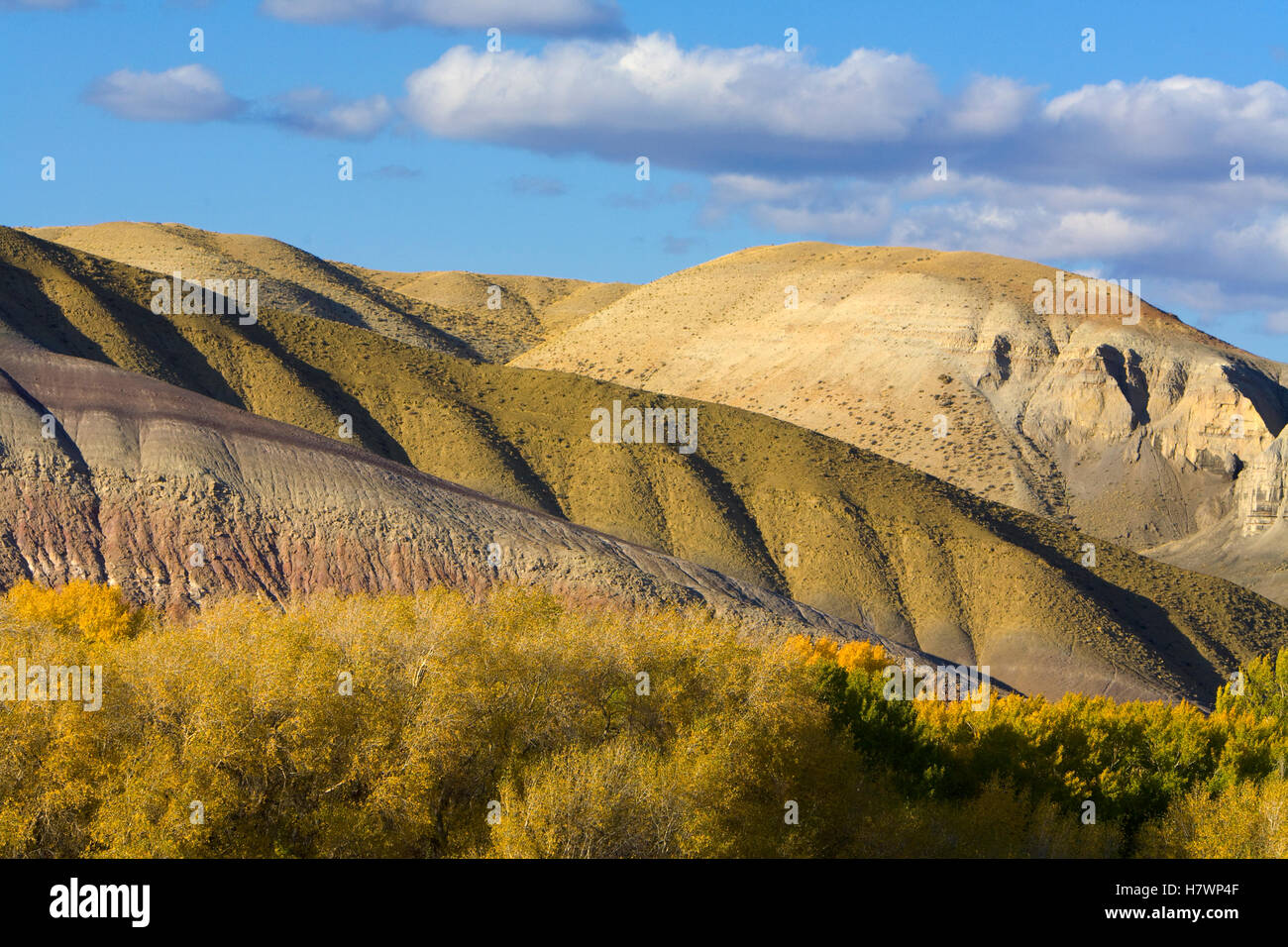 Sandstone buttes, Wyoming Stock Photo - Alamy