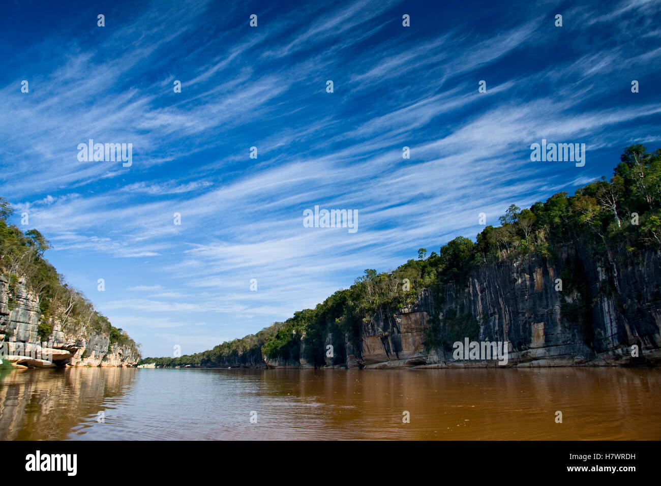 Manambolo River Gorge, Bemaraha National Park, western Madagascar Stock ...