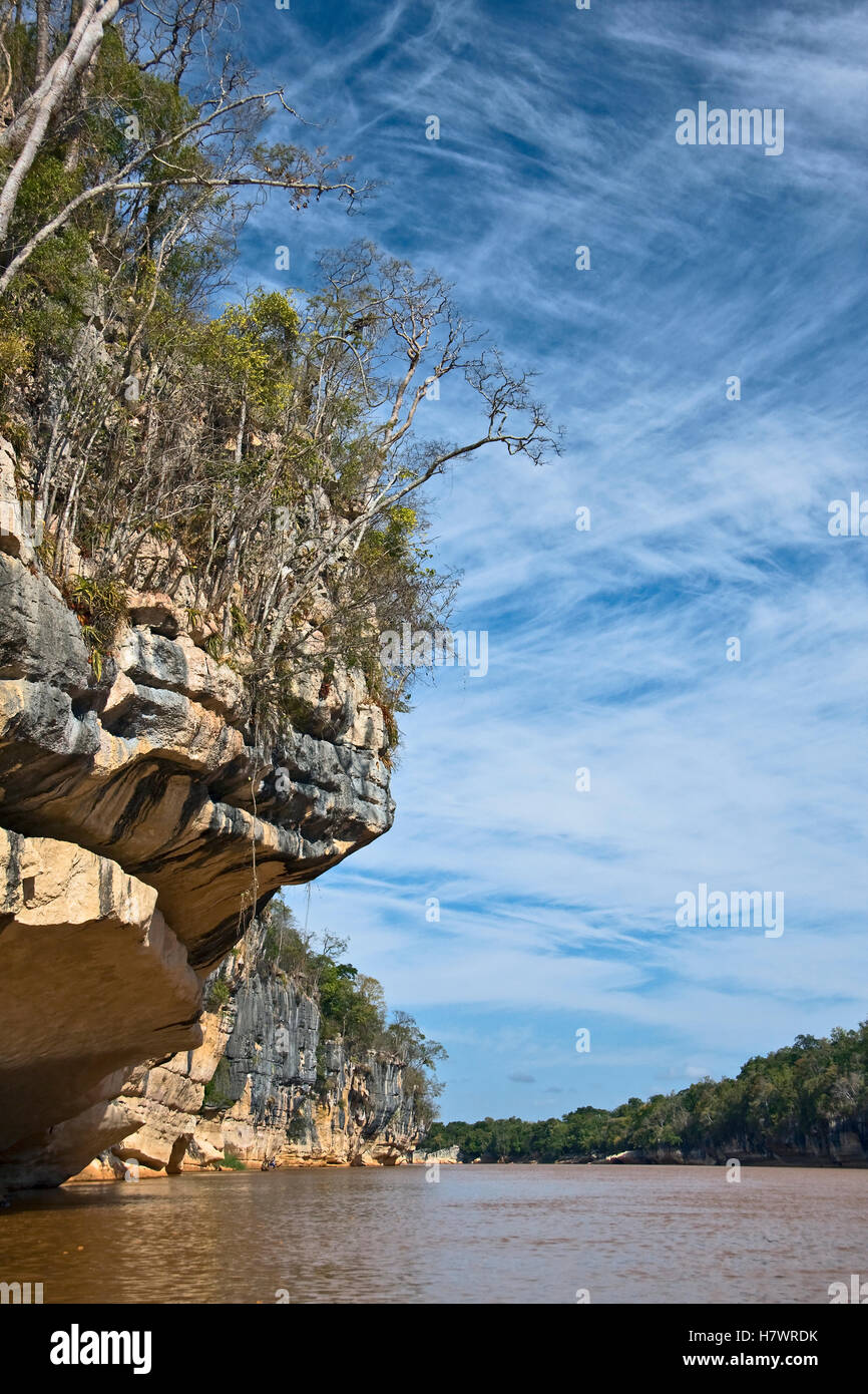 Manambolo River Gorge, Bemaraha National Park, western Madagascar Stock ...