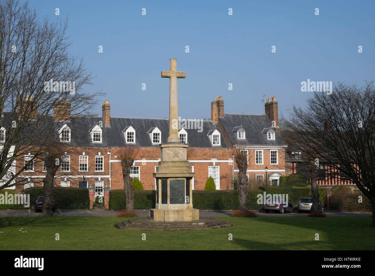 Period buildings in Cathedral Close,Gloucester Stock Photo - Alamy