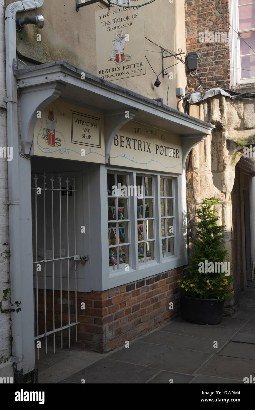 Beatrix Potter shop in Gloucester,England Stock Photo - Alamy