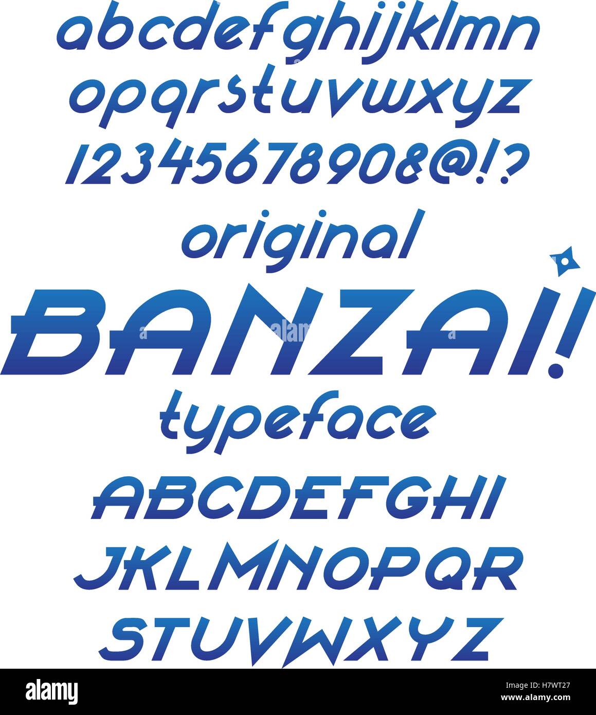 Handcrafted typeface Stock Vector Images - Alamy