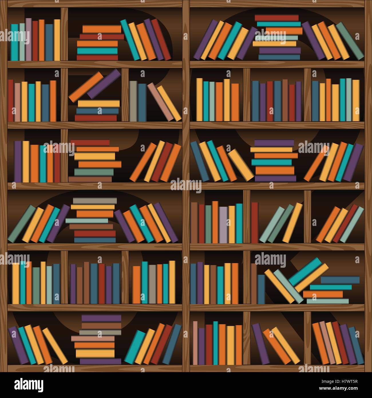 Textbook shelf Stock Vector Images - Alamy
