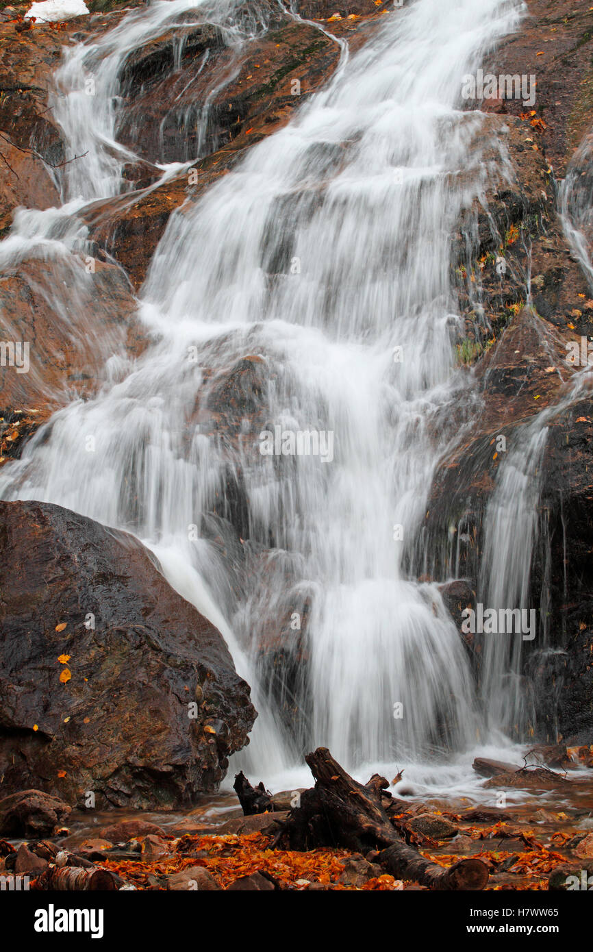 Beulach Ban Falls, north Aspy River valley, Cape Breton Highlands ...
