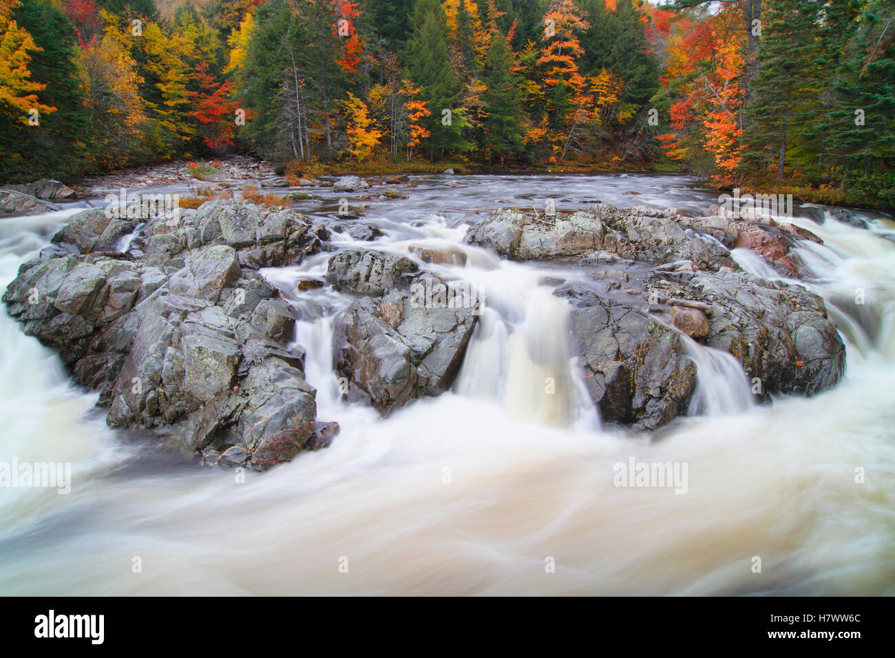 North River Falls, North River Provincial Park, Cape Breton Island ...