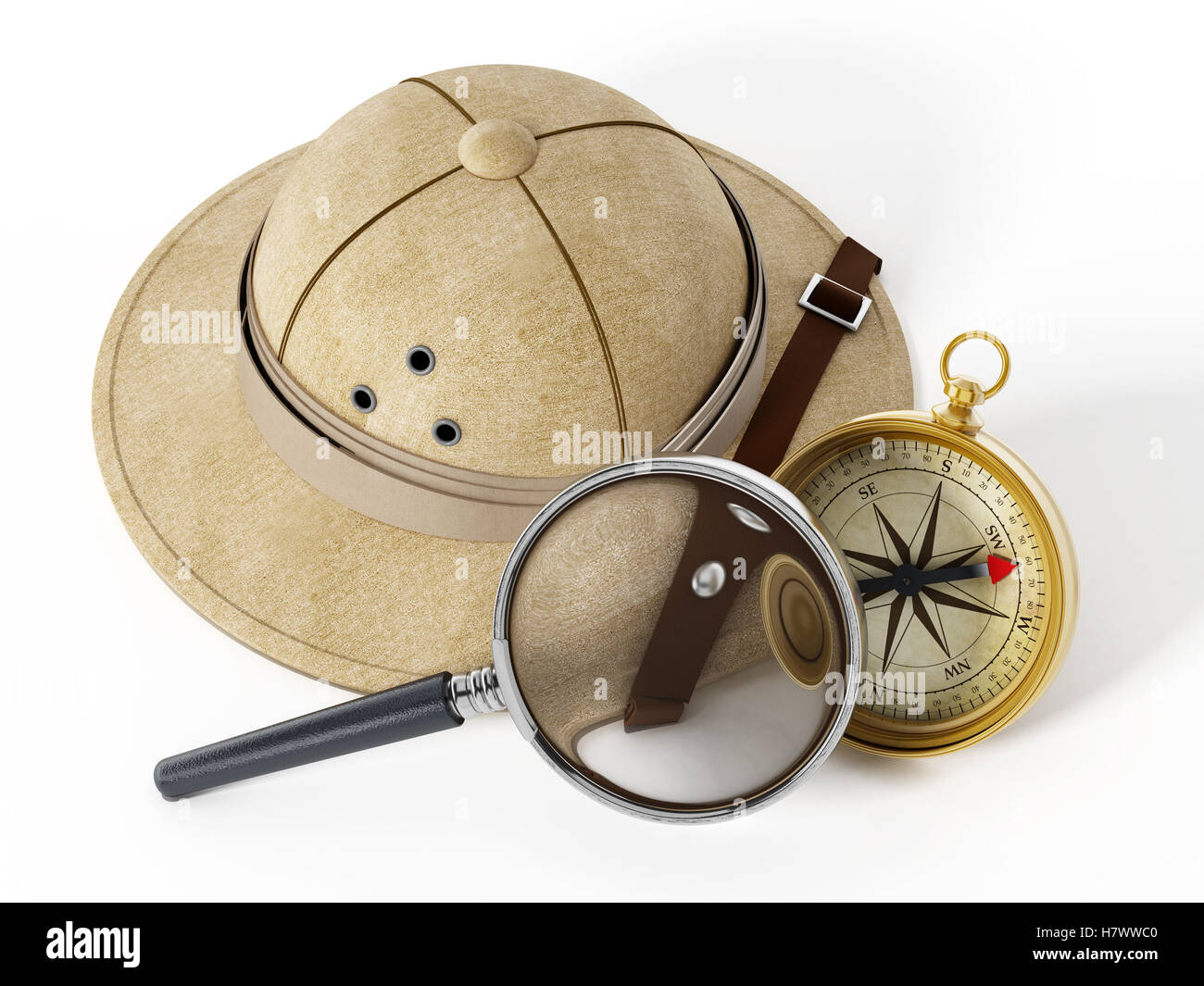 Explorer hat hi-res stock photography and images - Alamy