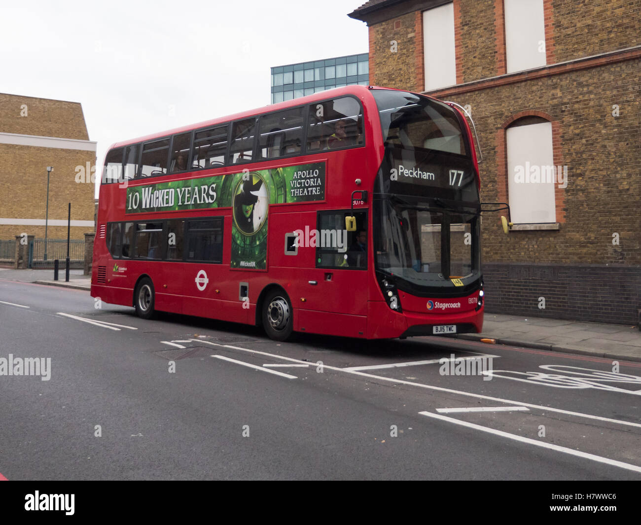 London Buses. Part of The London Transportation Stock Photo - Alamy