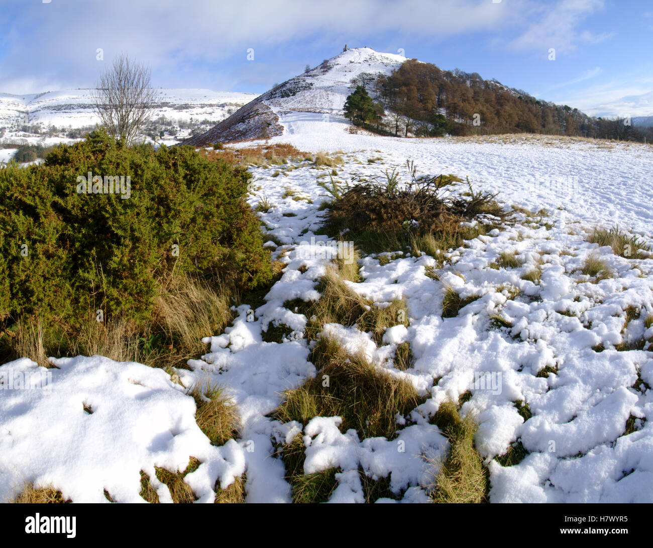 Castell Dinas Bran, Castle, Llangollen, North Wales Stock Photo - Alamy