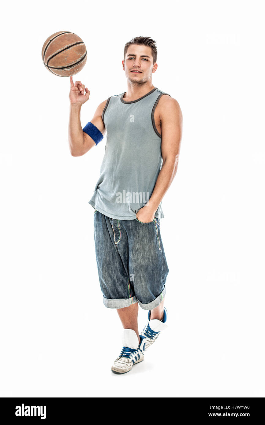 Studio portrait man dark background Cut Out Stock Images & Pictures - Alamy