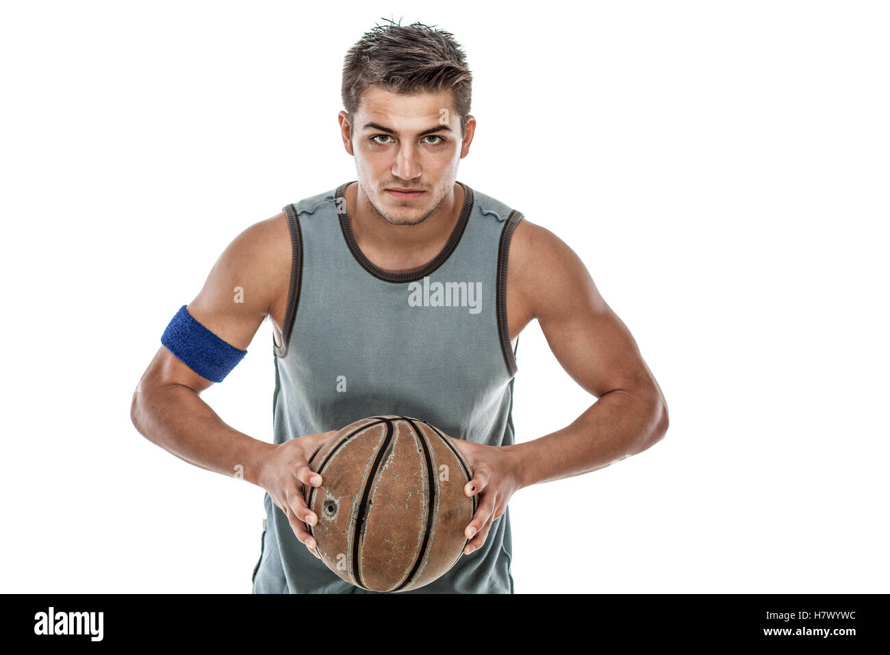 young man on dark background Stock Photo - Alamy