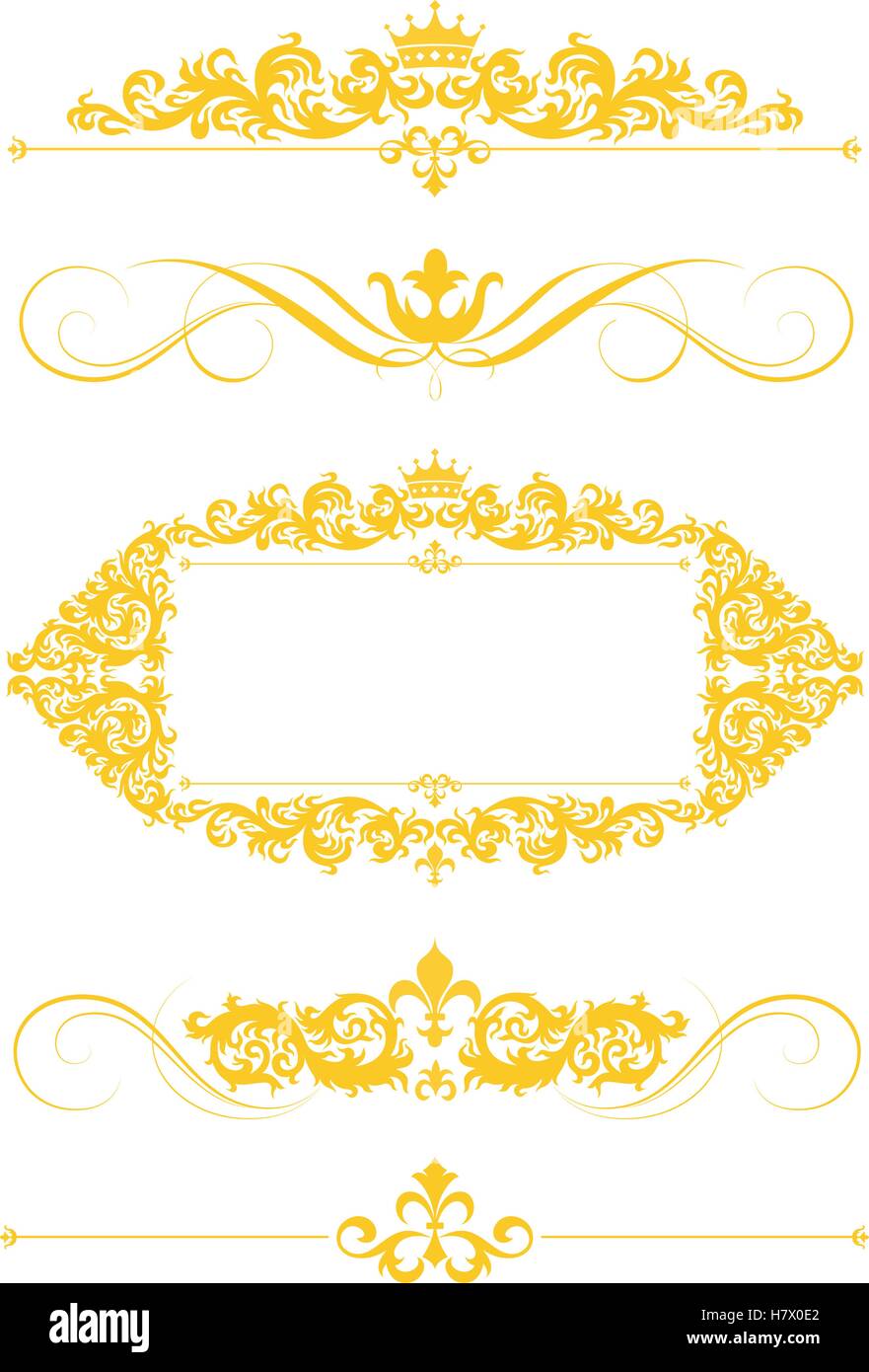 Brilliant Frame Page Rules Stock Vector Image & Art - Alamy